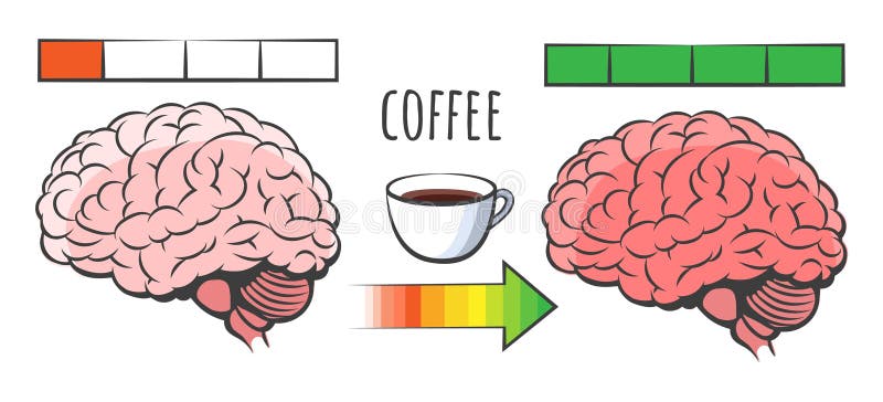 Caffeine Intellectual Performance Stock Vector - Illustration of symbol ...