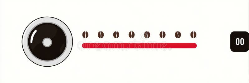 Caffeine Meter Illustration from Zero To Overload Displaying Coffee ...