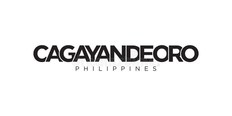 Cagayan De Oro in the Philippines Emblem. the Design Features a ...