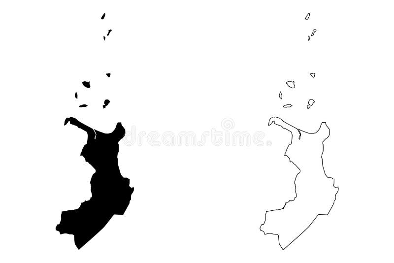 Cagayan Valley map vector stock vector. Illustration of outline - 135409290