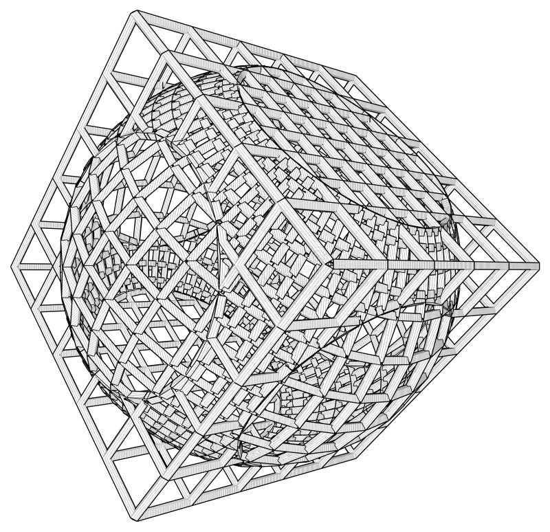 Cage Box Cube Vector stock illustration. Illustration of protect - 34782967