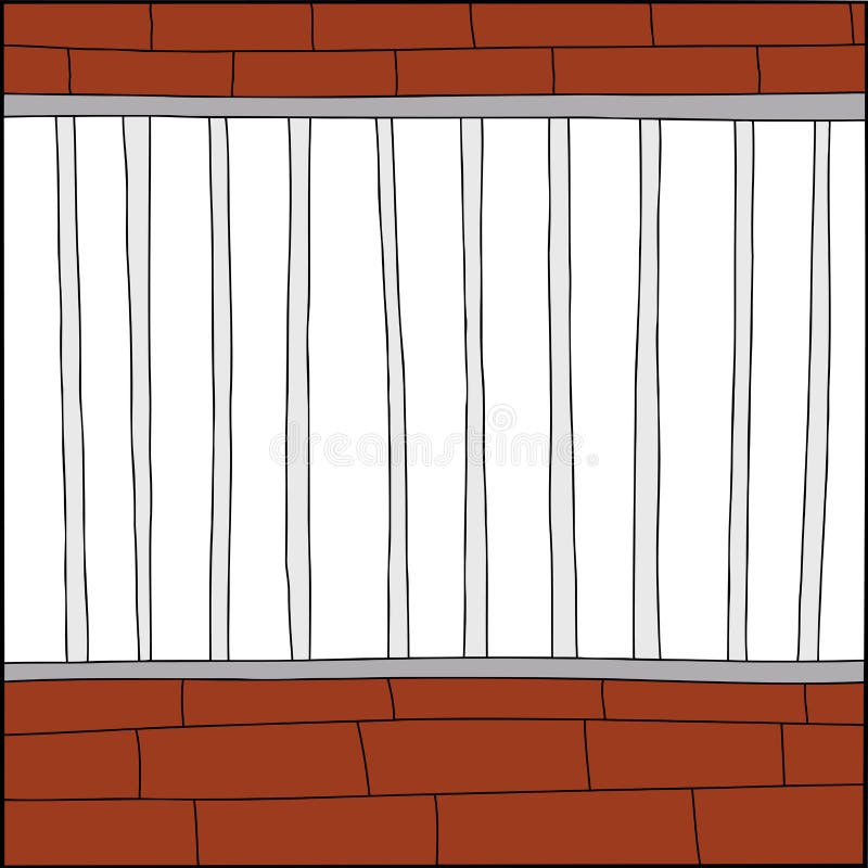 Cage Cartoon stock vector. Illustration of iron, cage - 41461864