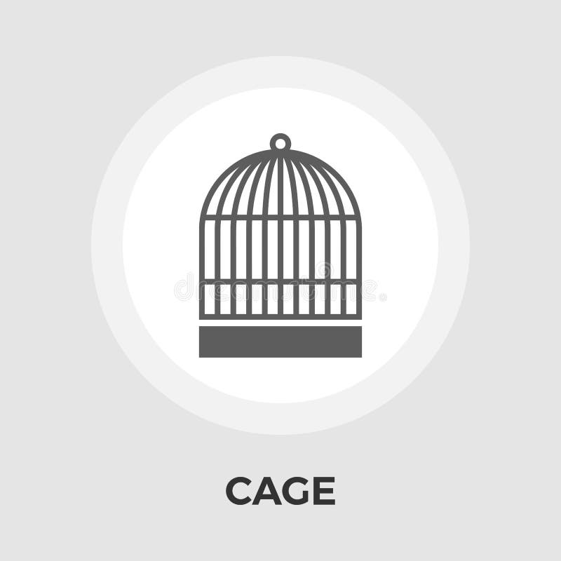 Cage icon stock vector. Illustration of icon, vector - 92000877