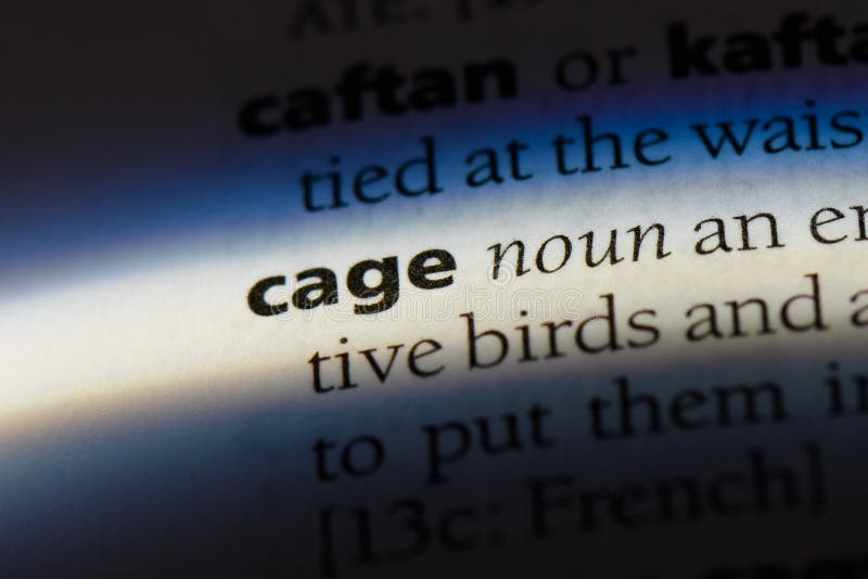 Cage stock photo. Image of writing, concept, definition - 114405588