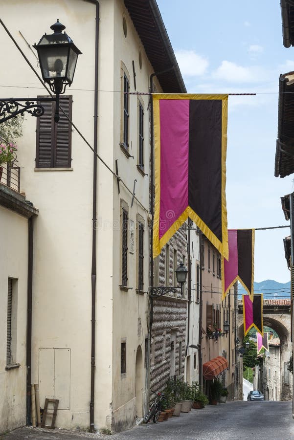 Cagli (Marches, Italy) stock photo. Image of outdoor - 47740652