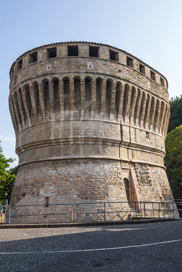 Cagli, Rocca stock image. Image of architecture, castle - 28684863