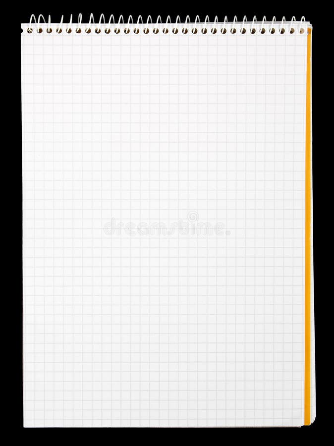 Cahier vide image stock. Image of retrait, spirale, page - 23531201