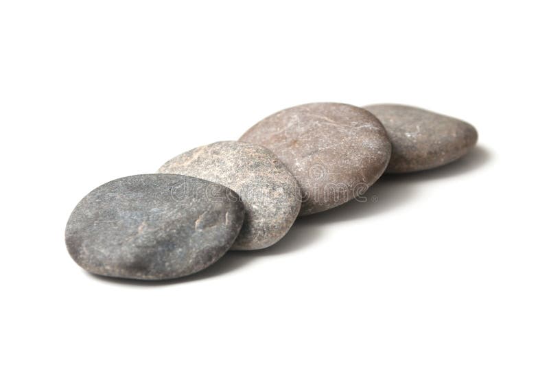 Cailloux sur le fond blanc photo stock. Image du perfection - 137839218