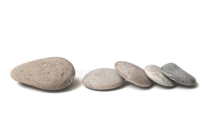 Cailloux sur le fond blanc photo stock. Image du perfection - 137839218