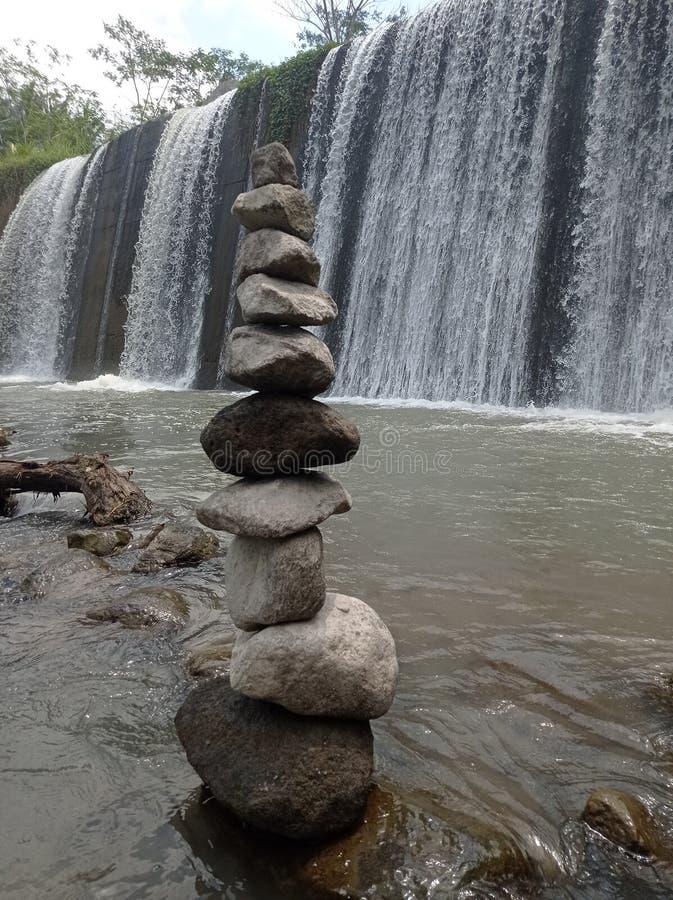 A Cairn (man-made Pile of Rocks) Stock Image - Image of stack, rocks ...