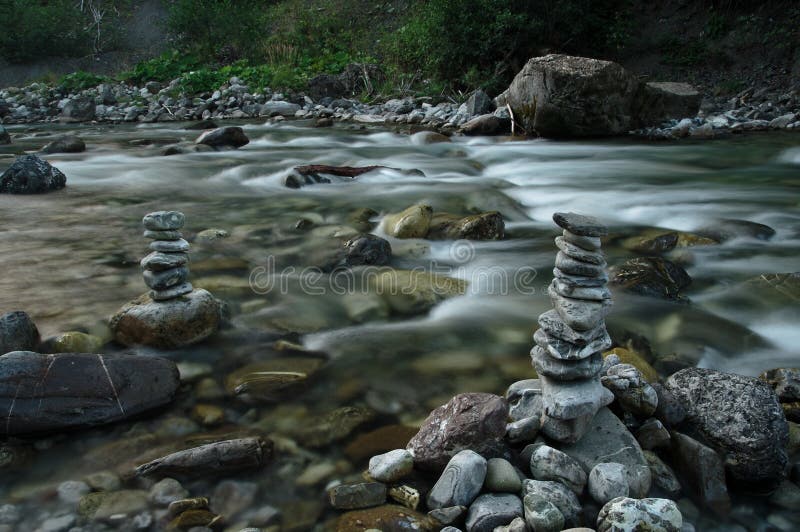 Cairn on the river stock image. Image of nature, build - 37571891