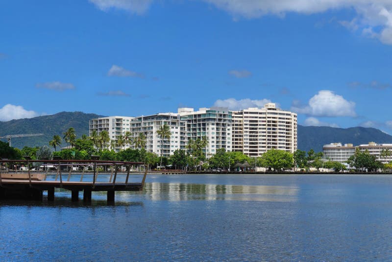 Aerial View of Cairns North Queensland Australia Stock Image - Image of ...
