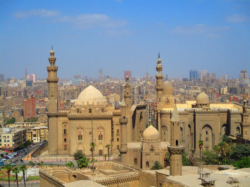 Cairo from the Citadel in Egypt Stock Image - Image of cairo ...