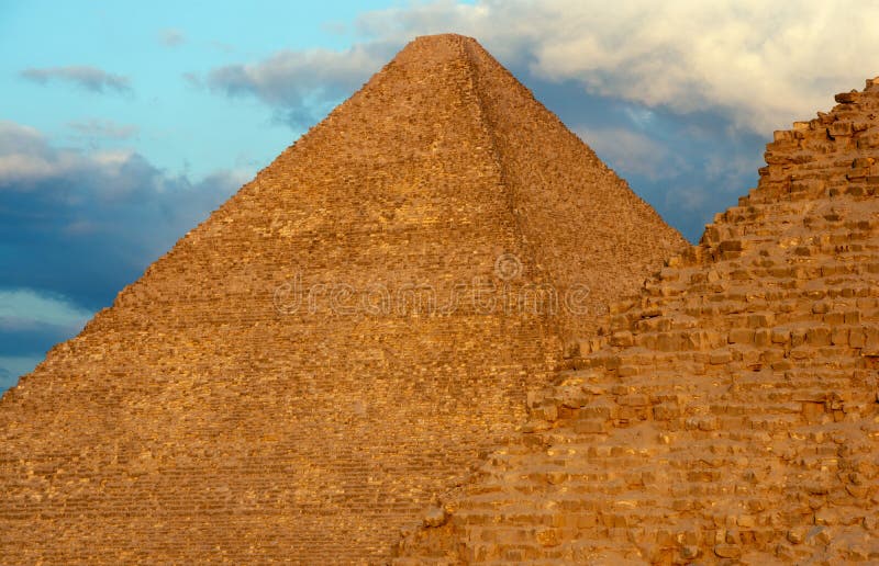 Cairo City Behind Awesome Pyramid of Khafre or of Chephren in Giza ... Cairo City Behind Awesome Pyramid of Khafre or of Chephren in Giza ...