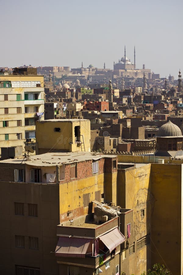 Aerial View of Crowded Cairo in Egypt in Africa Editorial Stock Image ...