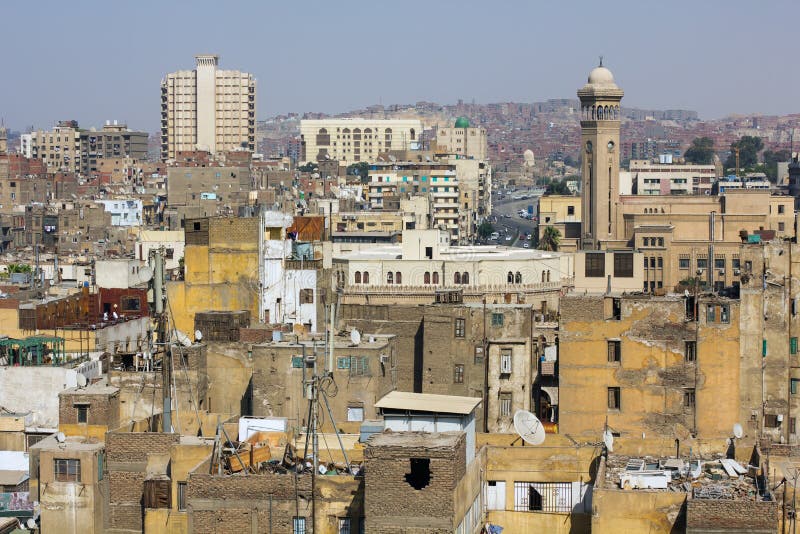 Cairo cityscape stock photo. Image of minaret, egyptian - 27009162