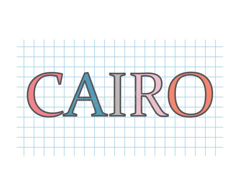 Cairo Concept- Vector Illustration Stock Vector - Illustration of ...