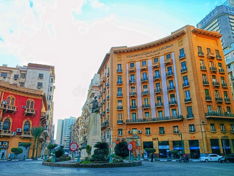 Cairo Downtown in Egypt editorial photo. Image of landmark - 362887866