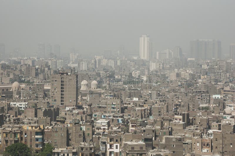 Cairo, egipt stock photo. Image of urban, tower, smog - 59555806