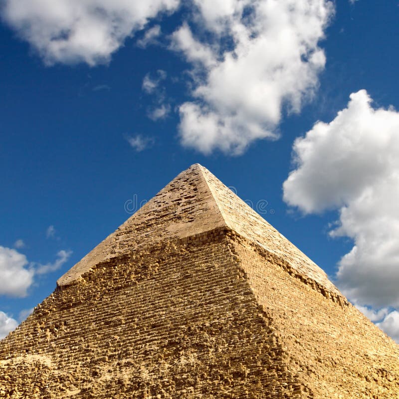 Pyramiderna I Giza, Kairo, Egypten Arkivfoto - Bild av arkitektur ...