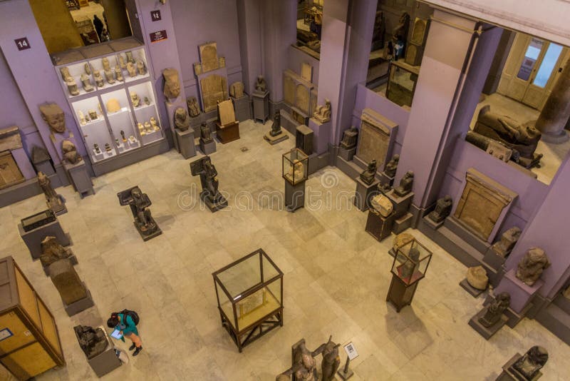 CAIRO, EGYPT - JANUARY 27, 2019: Room 14 in the Egyptian Museum in ...