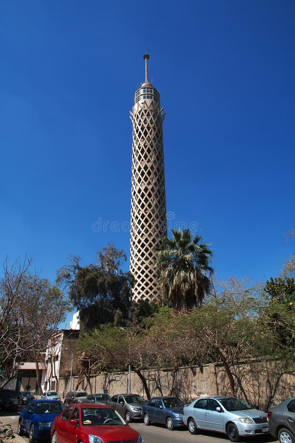 Cairo, Egypt - 05 Mar 2017. Center of Cairo on Nile River, Egypt ...
