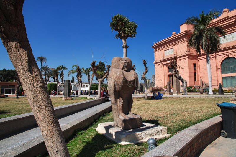 Cairo, Egypt - 05 Mar 2017. National Egyptian Museum in Cairo, Egypt ...