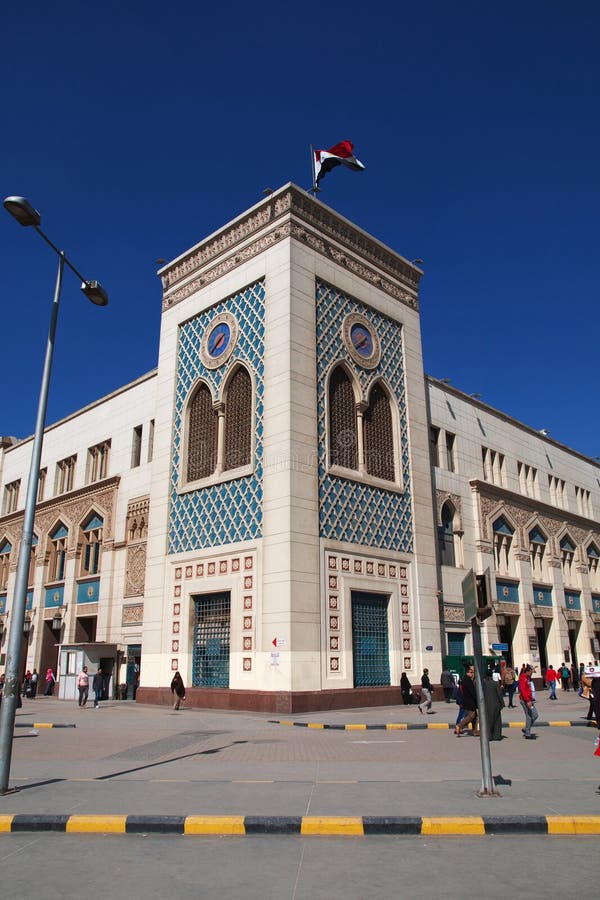 Cairo, Egypt - 05 Mar 2017. the Railway Station, Cairo, Egypt Editorial ...