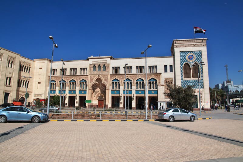Cairo, Egypt - 05 Mar 2017. the Railway Station, Cairo, Egypt Editorial ...