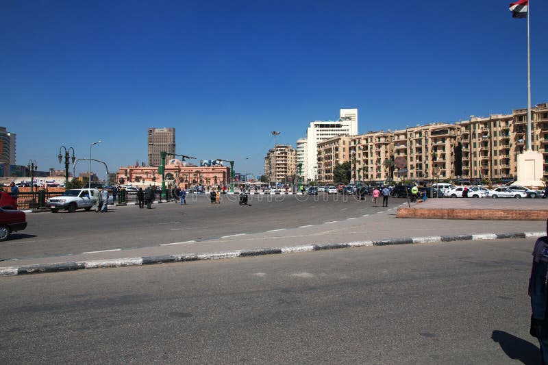 Cairo, Egypt - 05 Mar 2017. Tahrir Square in Cairo, Egypt Editorial ...