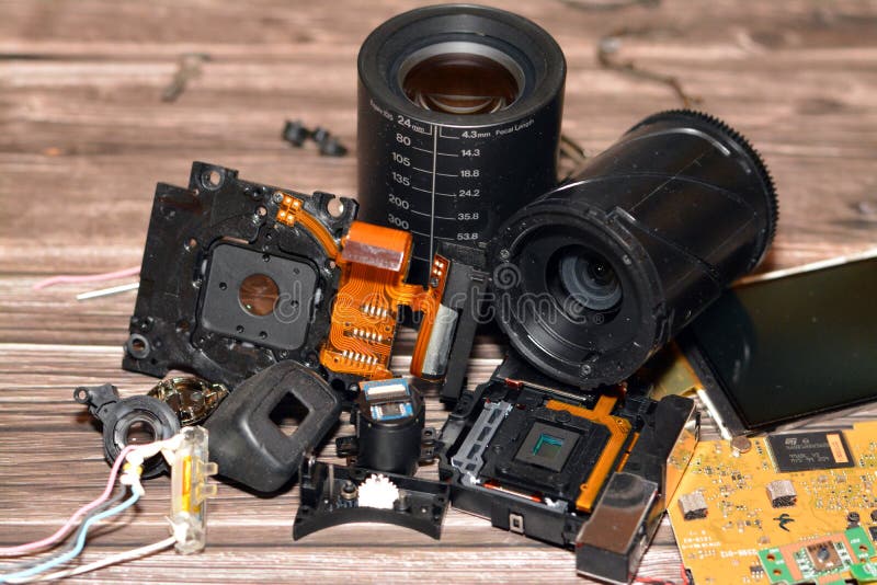 Cairo, Egypt, November 4 2022: the Interior Components of a Compact ...