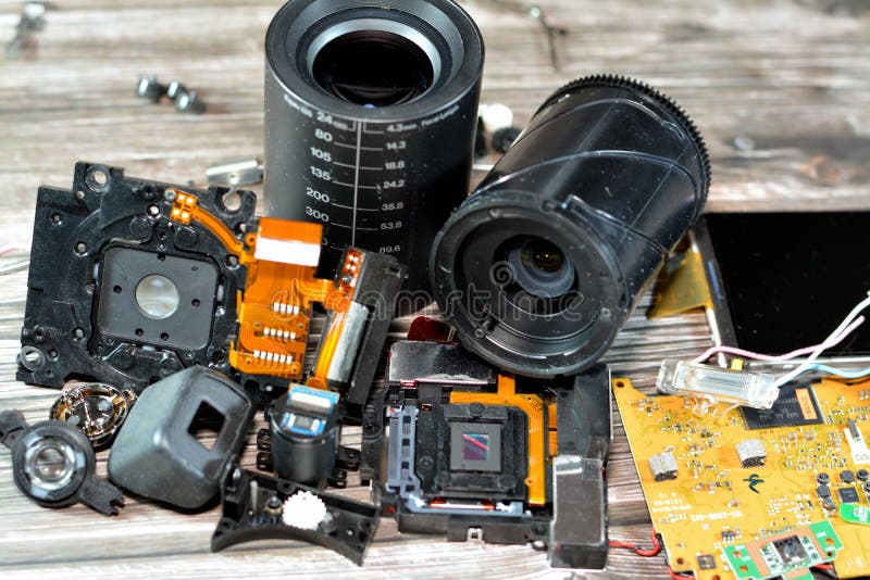 Cairo, Egypt, November 4 2022: the Interior Components of a Compact ...