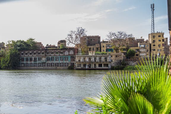 Cairo, Egypt. Panoramic View of Cairo. Mosques and Rooftops of ...