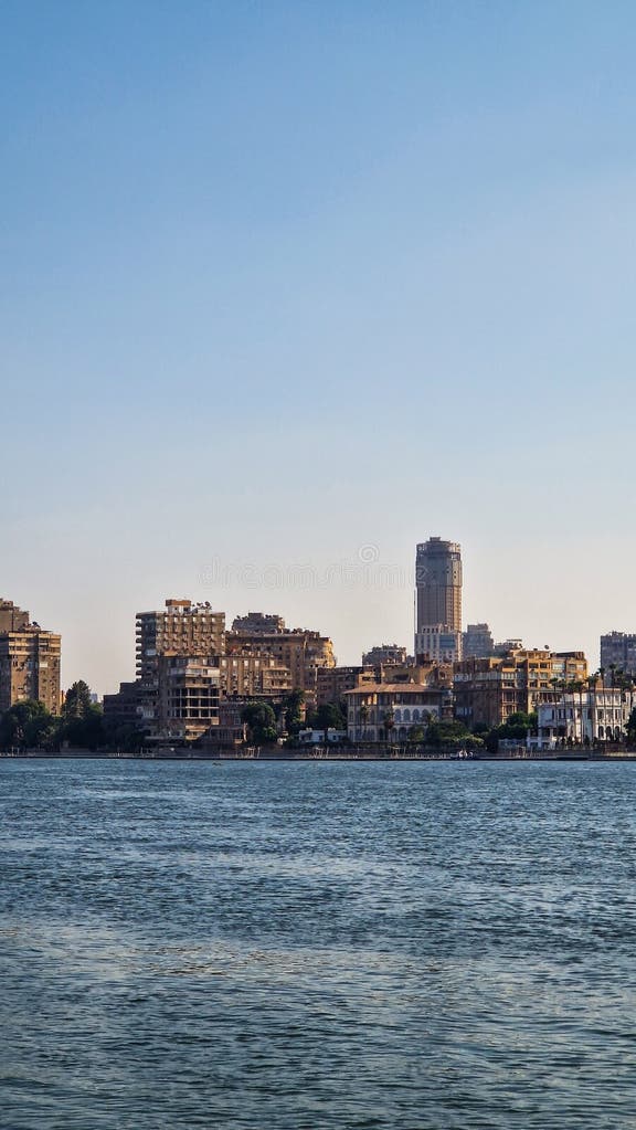 Cairo, Egypt - 11 08 2025: Panoramic View of Cairo from the River Nile ...