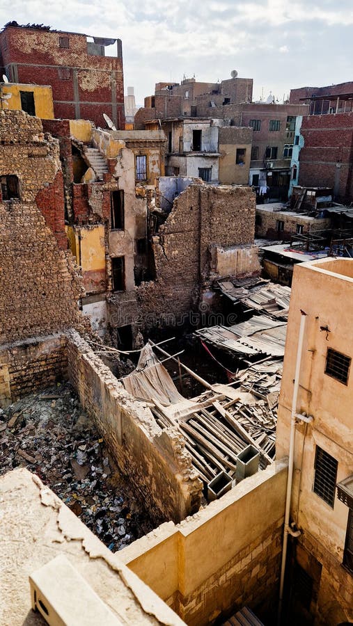 Cairo, Egypt - 25 12 2023: Poverty on Streets of Cairo Egypt. Garbage ...