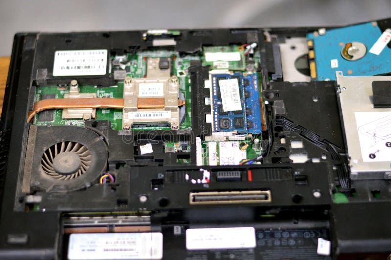 Cairo, Egypt, September 5 2023: Maintenance of a Laptop, Fixing a ...