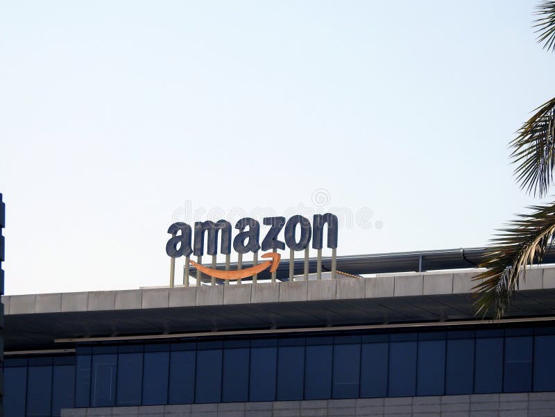 Cairo, Egypt, September 28 2023: Amazon Egypt CO, an American ...
