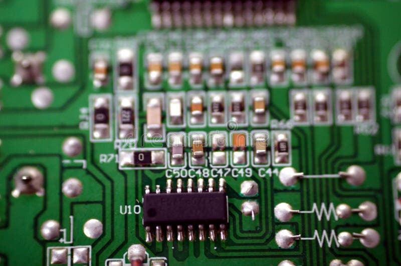 Electronic Board of a Car Subwoofer Amplifier Sound Control Panel Unit ...