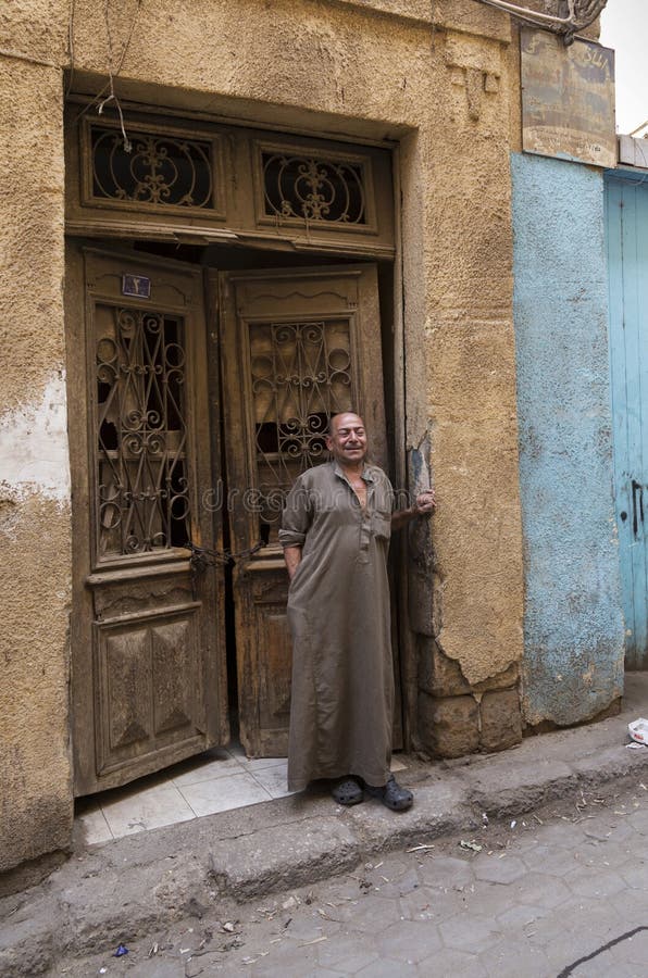 Cairo, Egypt - September 26, 2015: Friendly Egyptian Man. Editorial ...