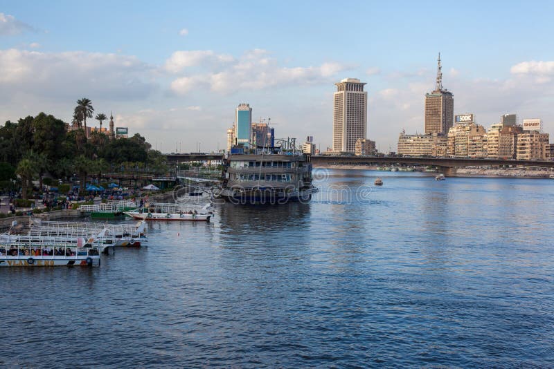 Cairo, Egypt 2012 editorial photo. Image of riverbank - 88870916