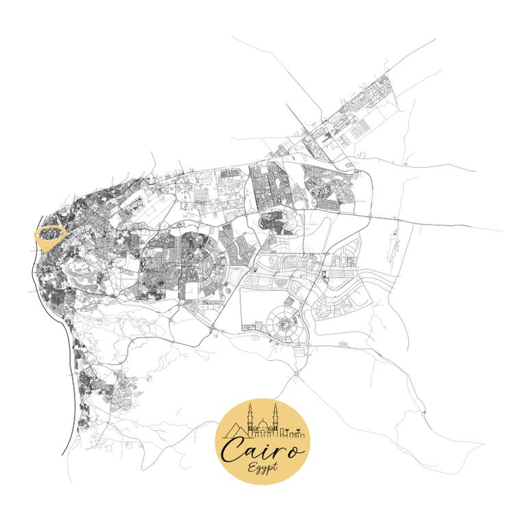 Cairo Map Vector Stock Illustrations – 1,525 Cairo Map Vector Stock ...