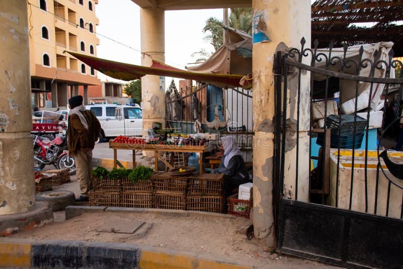 Cairo, Egypt, 24th of December 2018: Streets of Cairo City Center ...