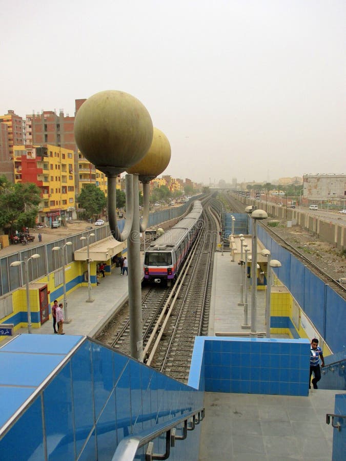 Cairo Metro. editorial stock image. Image of station - 77411044
