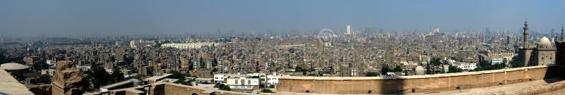 Cairo panorama stock photo. Image of inhabited, crowded - 21382