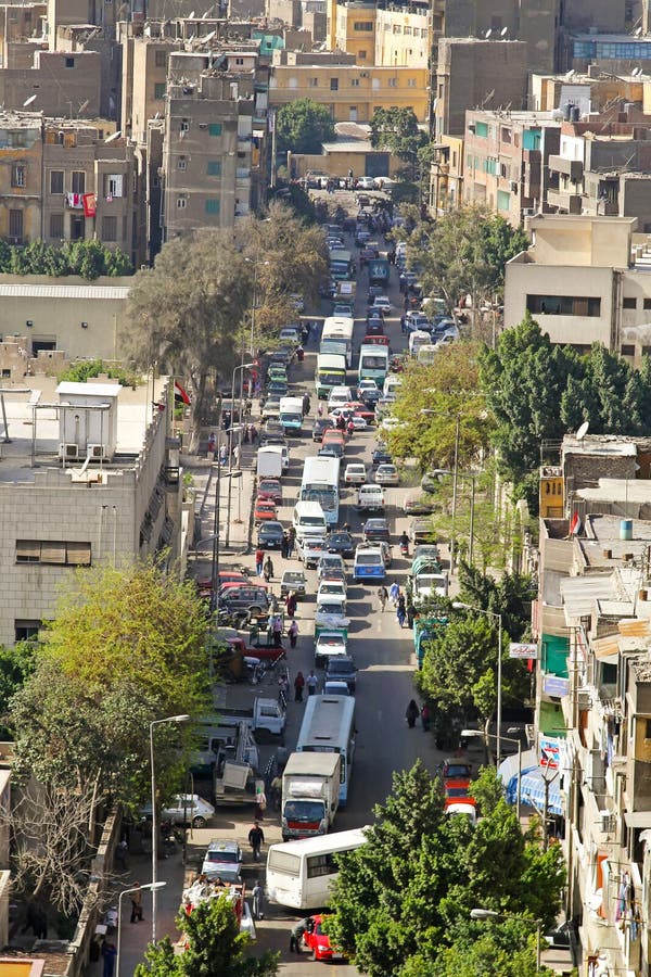 Street Scenery in Cairo, Egypt Editorial Photo - Image of egyptian ...