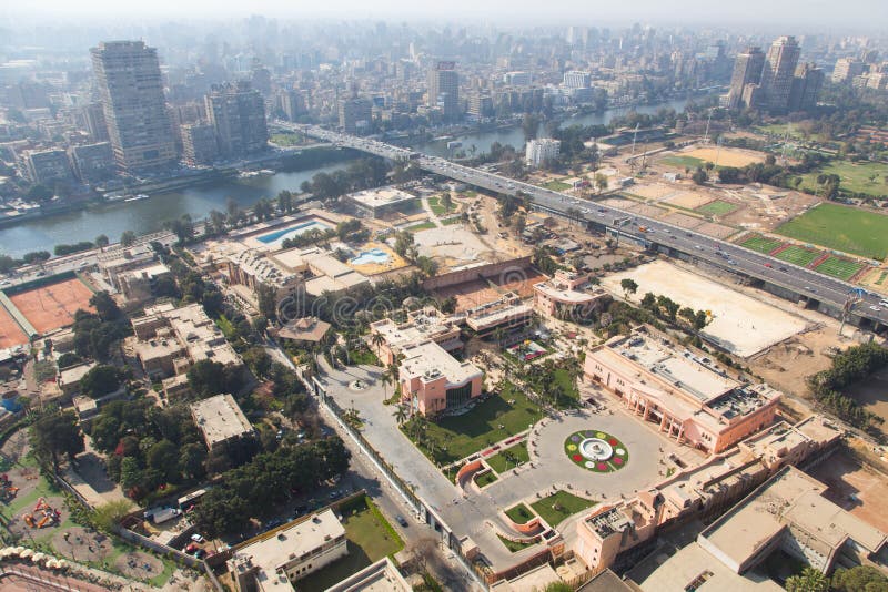 Cairo from Top - Egypt editorial photography. Image of light - 56962772