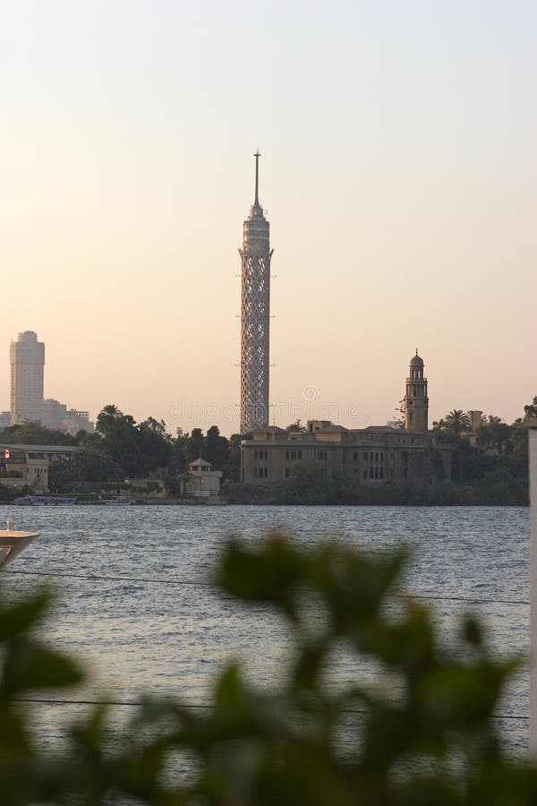 Cairo Tower stock image. Image of structure, tall, building - 18137919