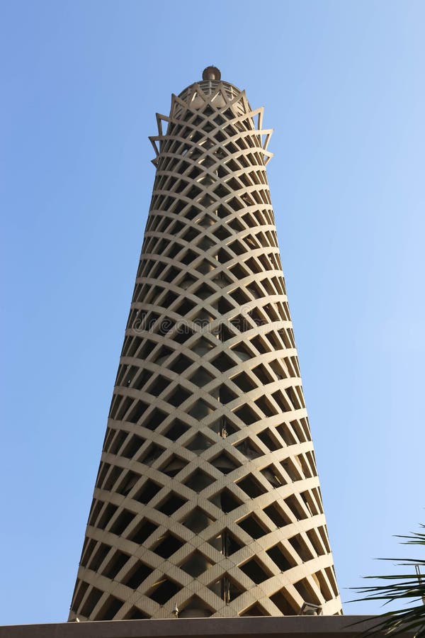 Cairo Tower, Egypt stock image. Image of landmark, building - 43262523