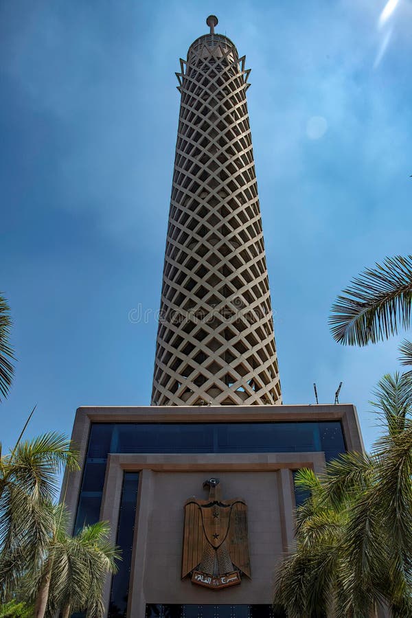 Cairo Tower in the Egyptian Capital Stock Photo - Image of undefined, town: 391847540