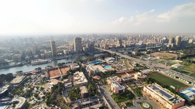Cairo Tower, Palm Trees, Clouds, Sky, Wind, Fresh Air, Landscape ...